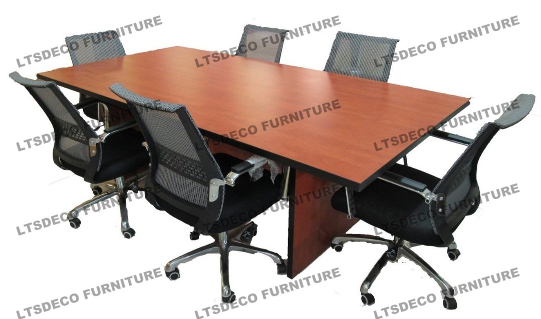 CONFERENCE TABLE WITH CHAIR FURNITURE OFFICE PARTITIONS, Furniture ...