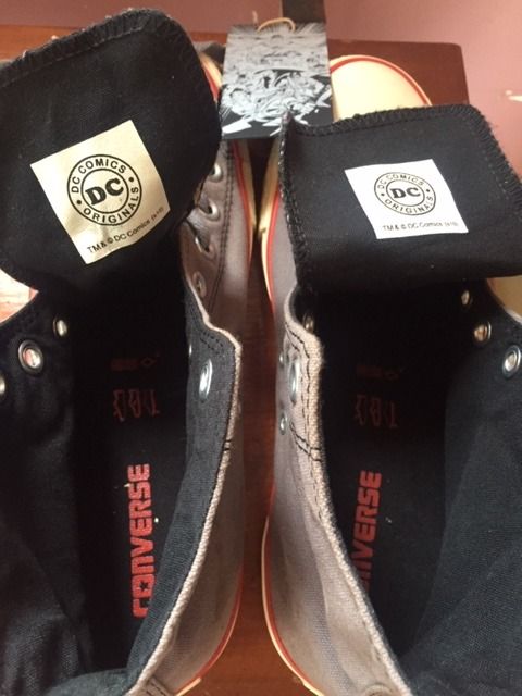 CONVERSE DC COMICS CHUCK TAYLOR HIGH TOP JUSTICE LEAGUE - US MEN 8 ...