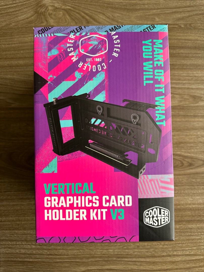 Cooler Master Vertical Graphics Card Holder Kit V3 (Black), Computers ...
