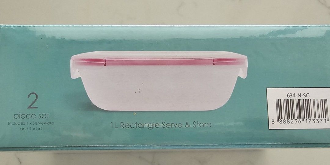 Corelle Snapware 1L White, Furniture & Home Living, Kitchenware ...