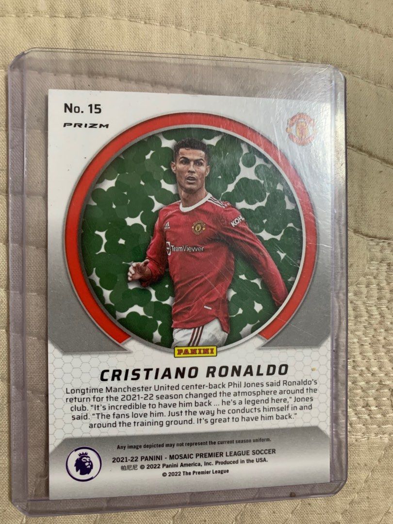 Cristiano Ronaldo football card, Hobbies & Toys, Toys & Games on Carousell
