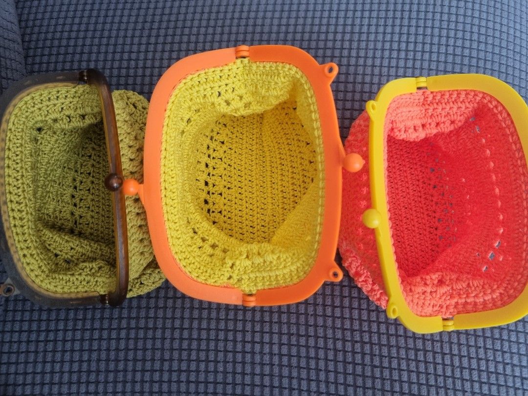 Crochet Clasp Purse, Hobbies & Toys, Stationery & Craft, Handmade Craft ...