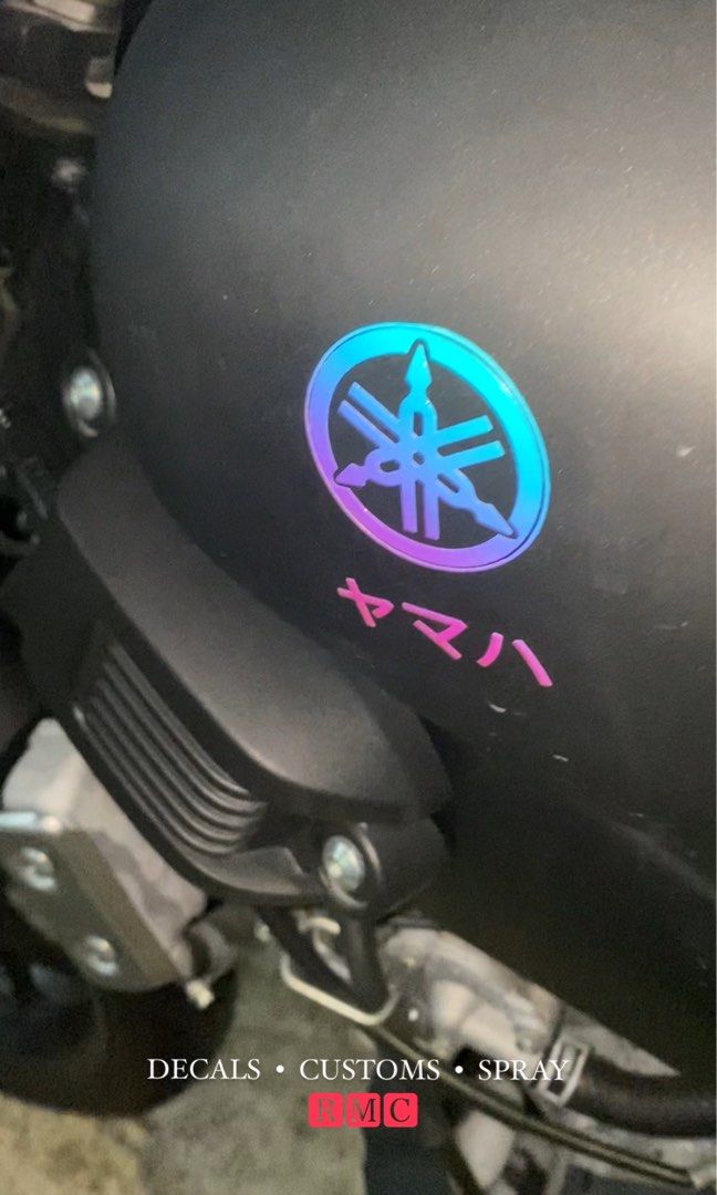 Custom Pink Holographic decals stickers, Motorcycles, Motorcycle ...