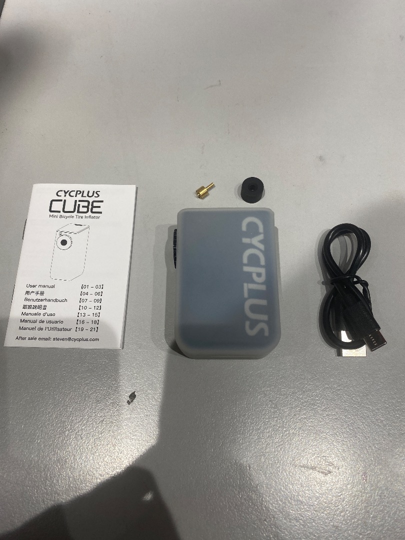 Cycplus Electric Tiny Pump CUBE For Bicycle & Cycling, Sports Equipment, Bicycles & Parts, Parts ...
