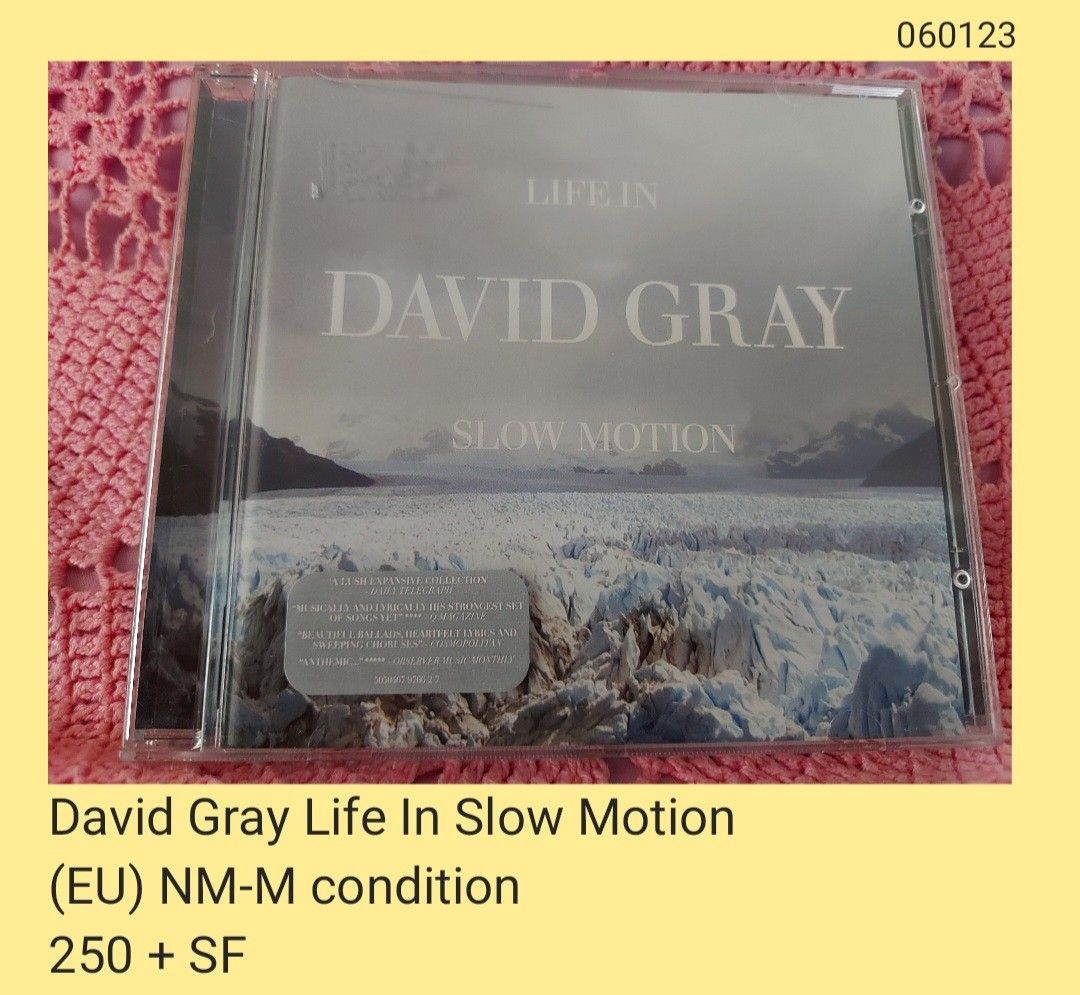 David Gray Life In Slow Motion CD (unsealed) on Carousell