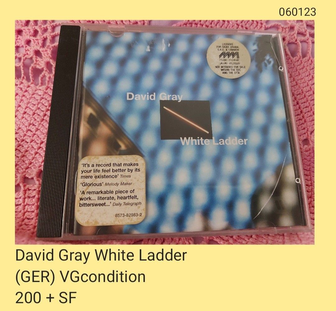 David Gray White Ladder CD (unsealed) on Carousell