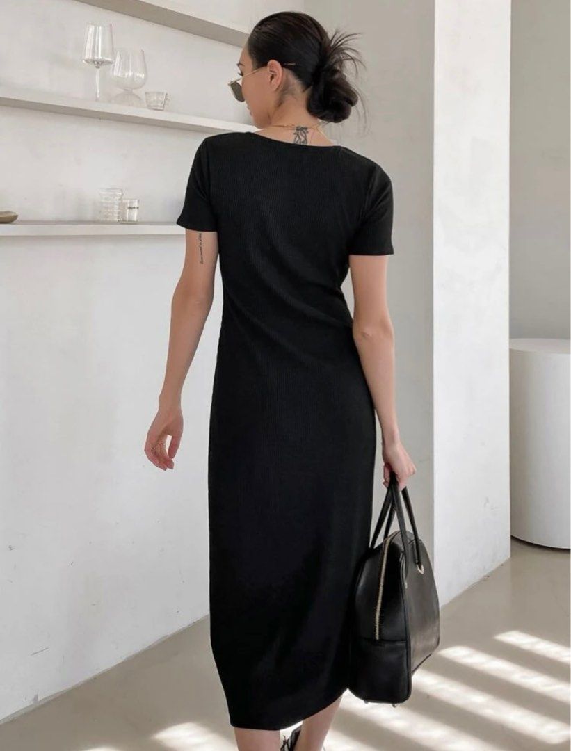 Dazy Black Bodycon Dress, Women's Fashion, Dresses & Sets, Dresses on Carousell