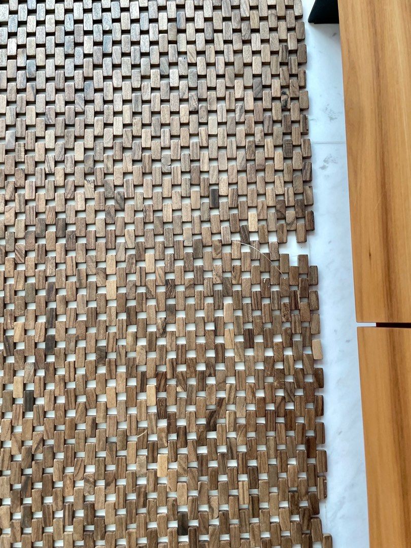 Design wooden carpet 3mX2m, Furniture & Home Living, Home Decor ...