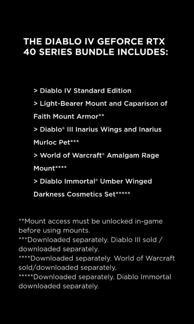Diablo IV Bundle Code Standard Edition for PC, Video Gaming, Video ...