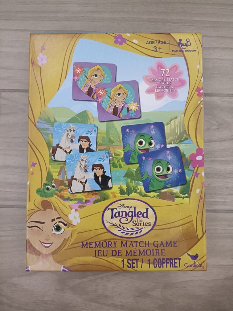 Disney Princess Tangled Memory Card Game (Complete), Hobbies & Toys ...