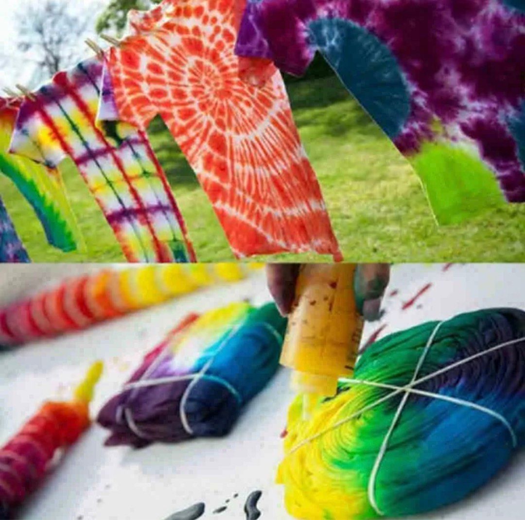 DIY PERMANENT DYE (TIE DYE CRAFT), Hobbies & Toys, Stationery & Craft ...