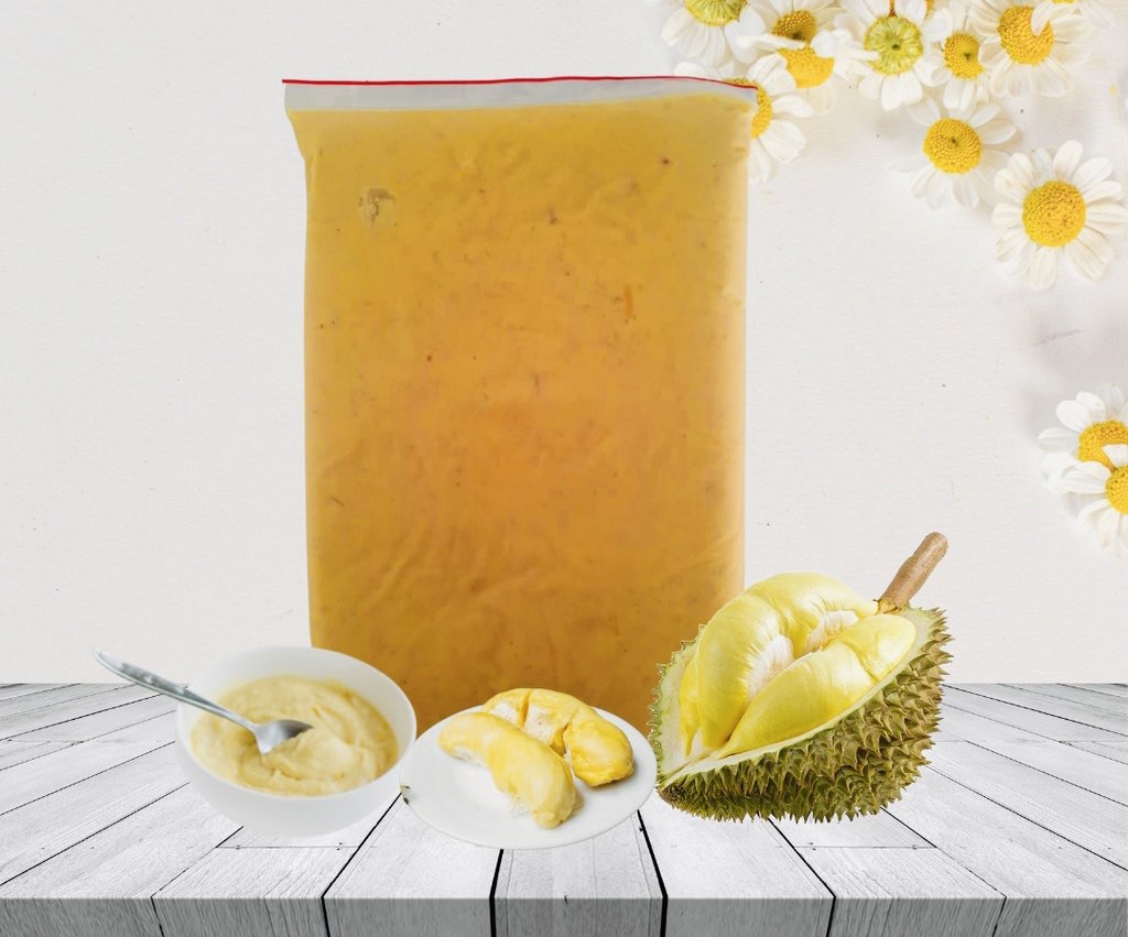 Durian paste puree / isi durian, Food & Drinks, Chilled & Frozen Food ...