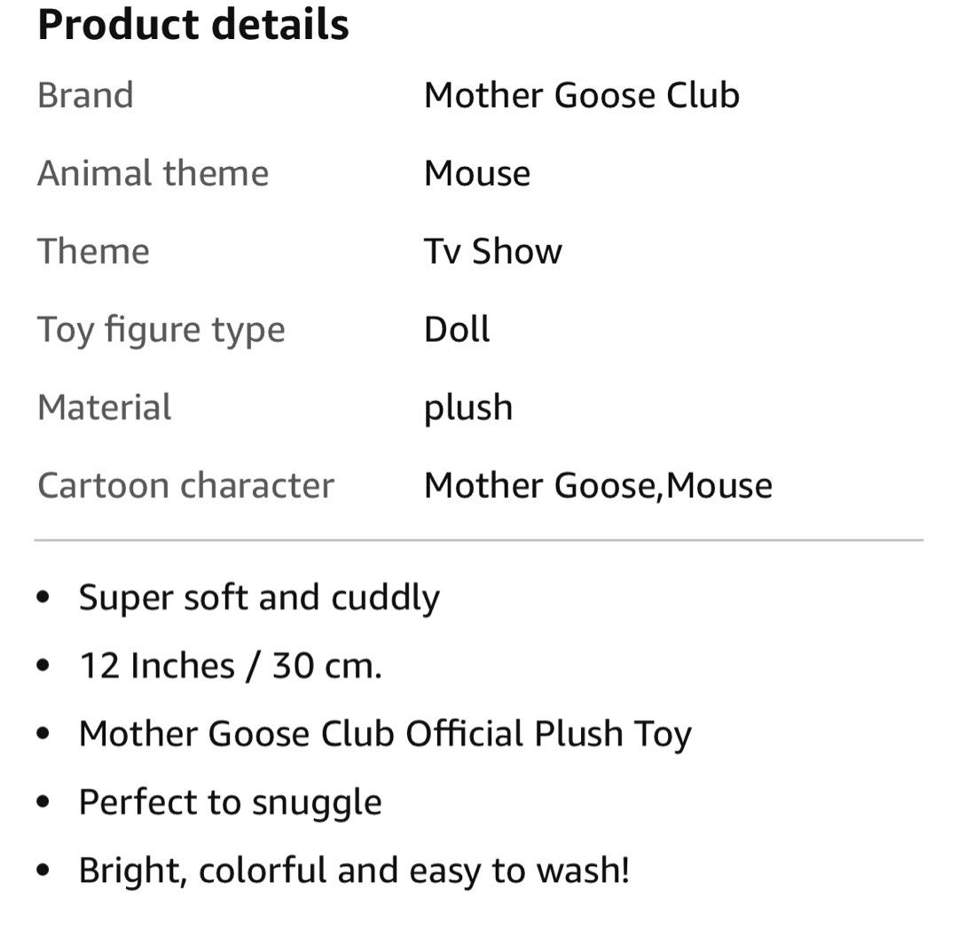 Eep mother goose club, Hobbies & Toys, Toys & Games on Carousell