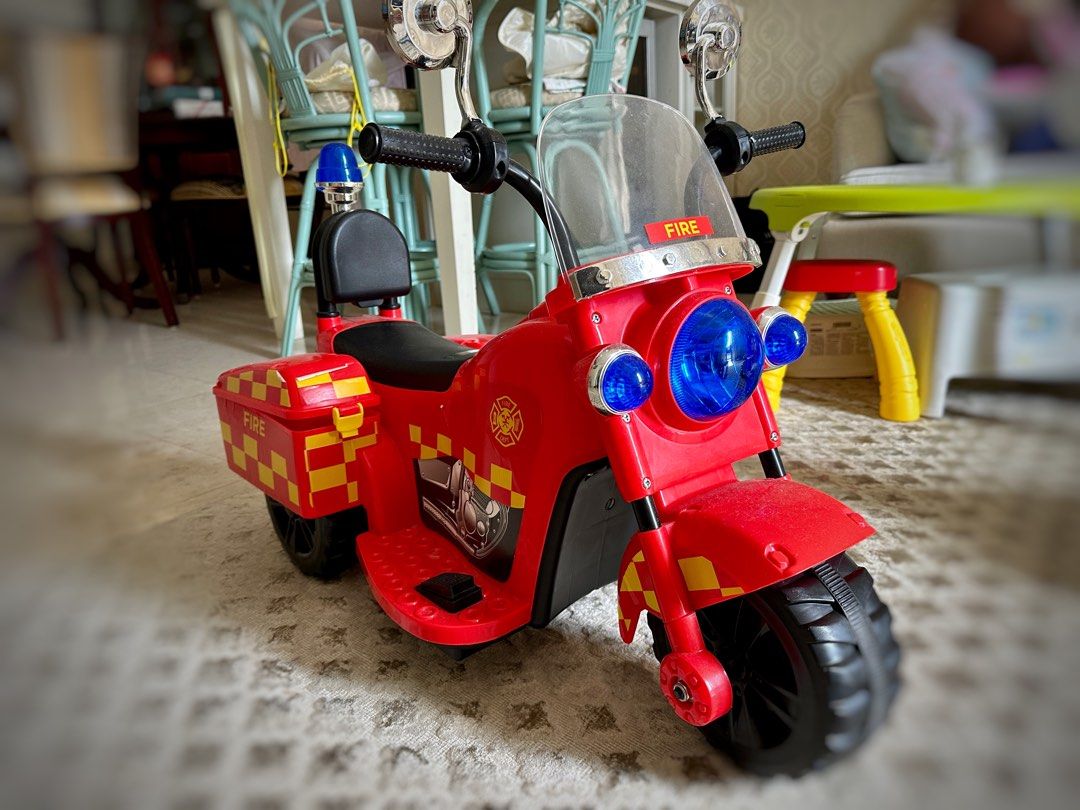 Electric fire rescue motorcycle for kids, Babies & Kids, Infant ...