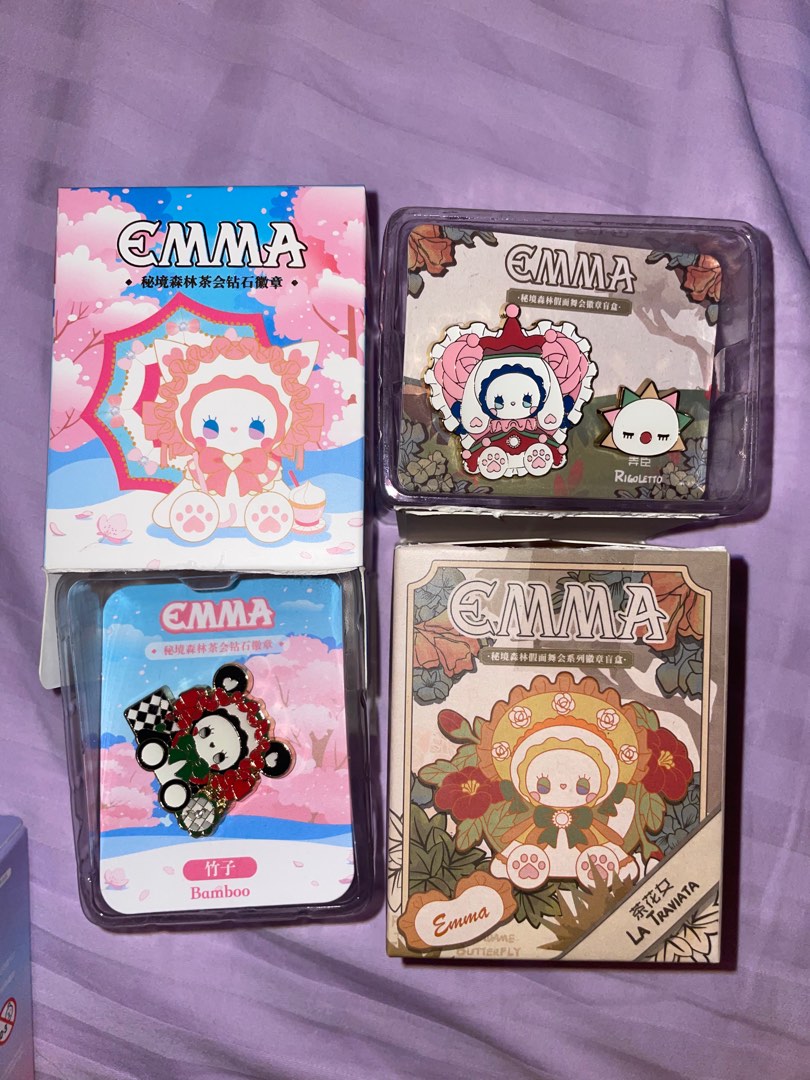 Emma pins, Hobbies & Toys, Toys & Games on Carousell