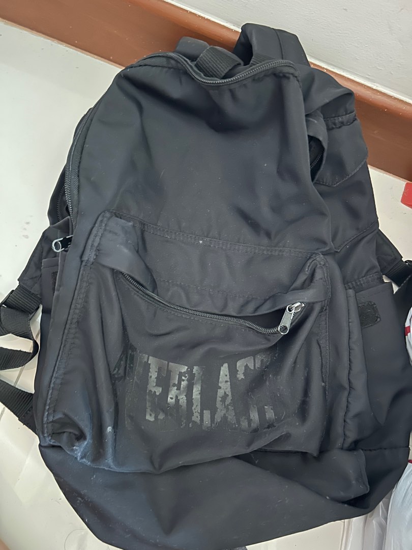 Everlast black backpack, Women's Fashion, Bags & Wallets, Backpacks on ...