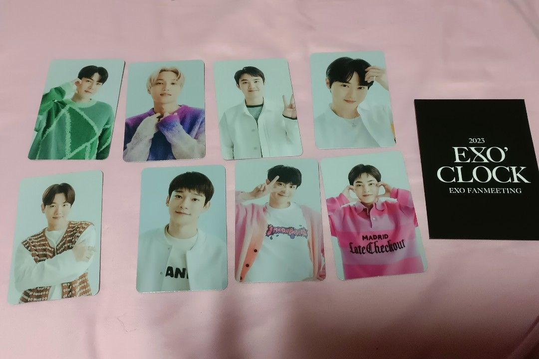 EXO CLOCK 11 ANNIVERSARY FANMEET Photocards, Hobbies & Toys ...