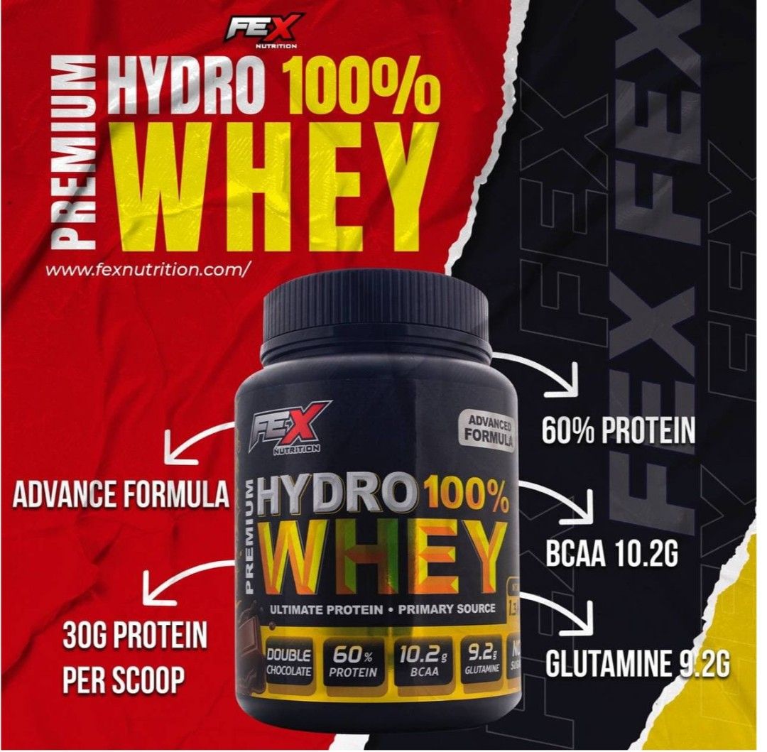 Fex Nutrition Whey Protein, Health & Nutrition, Health Supplements ...