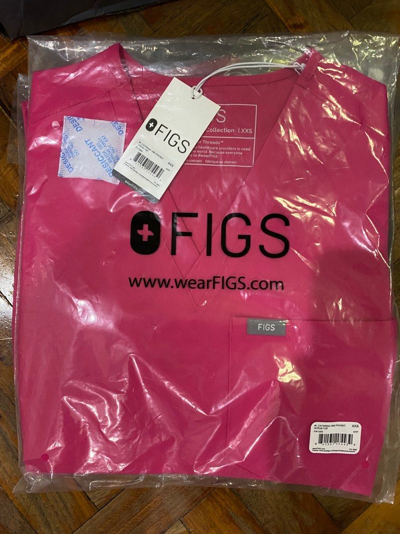 Figs limited edition shocking pink on Carousell