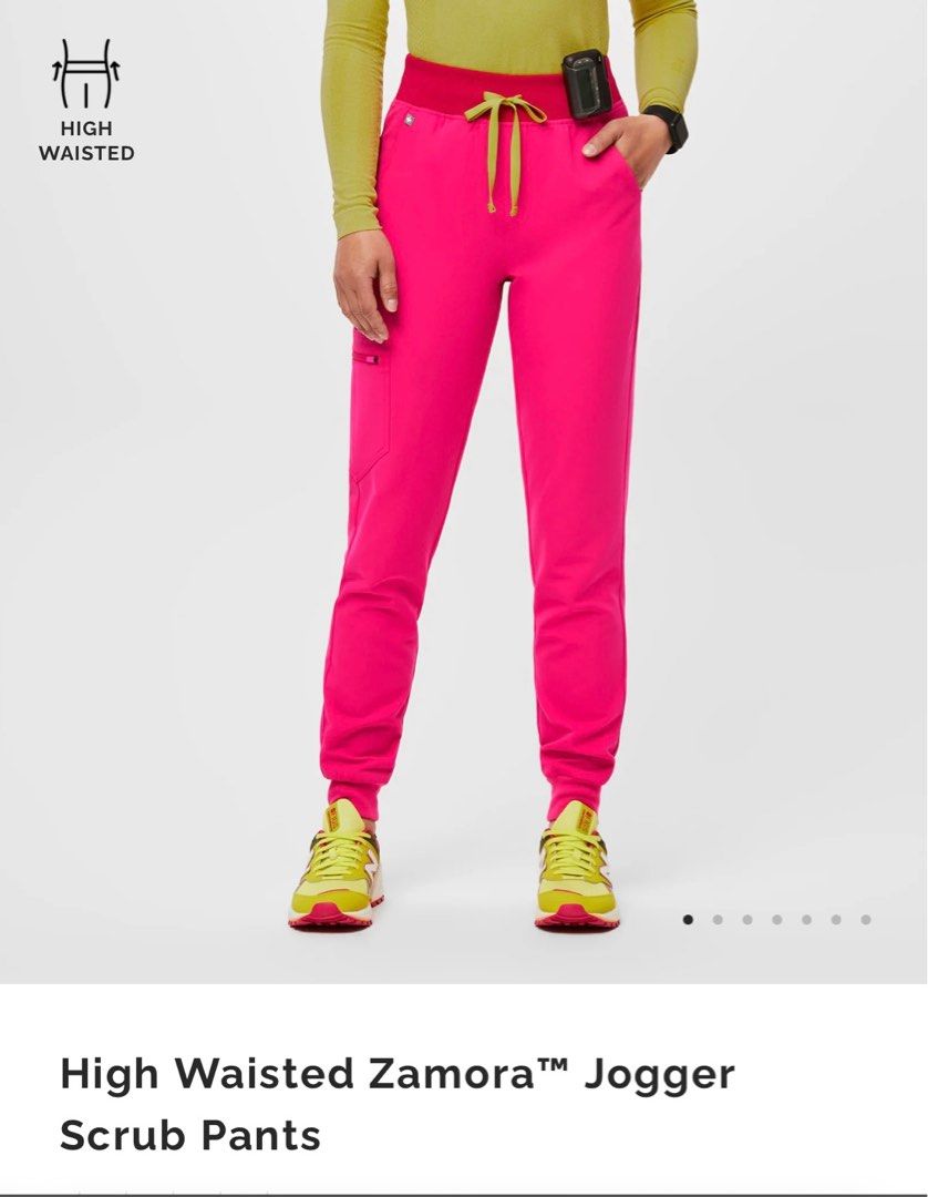 Figs limited edition shocking pink on Carousell
