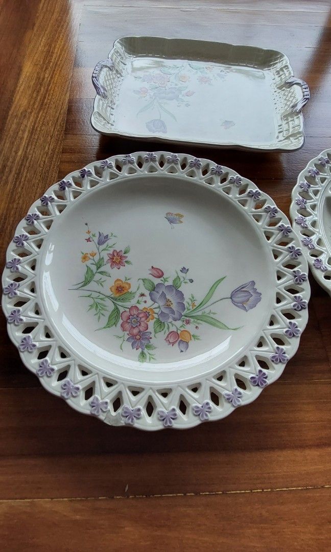 Fine China Japan serving plates tray, Furniture & Home Living ...