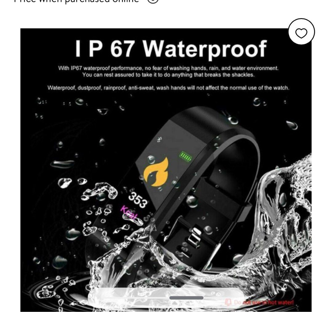 Fitness tracker smartwatch LT716, Mobile Phones & Gadgets, Wearables ...