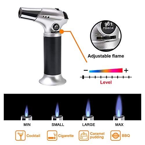 flintronic Blow Torch, Kitchen Torch, Refillable Butane Gas Torch ...