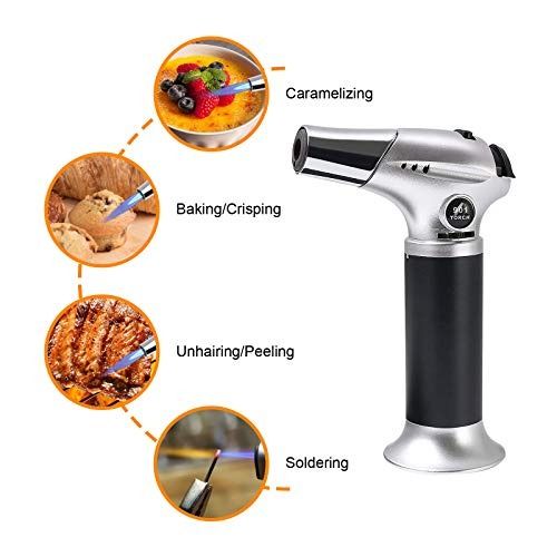 flintronic Blow Torch, Kitchen Torch, Refillable Butane Gas Torch ...
