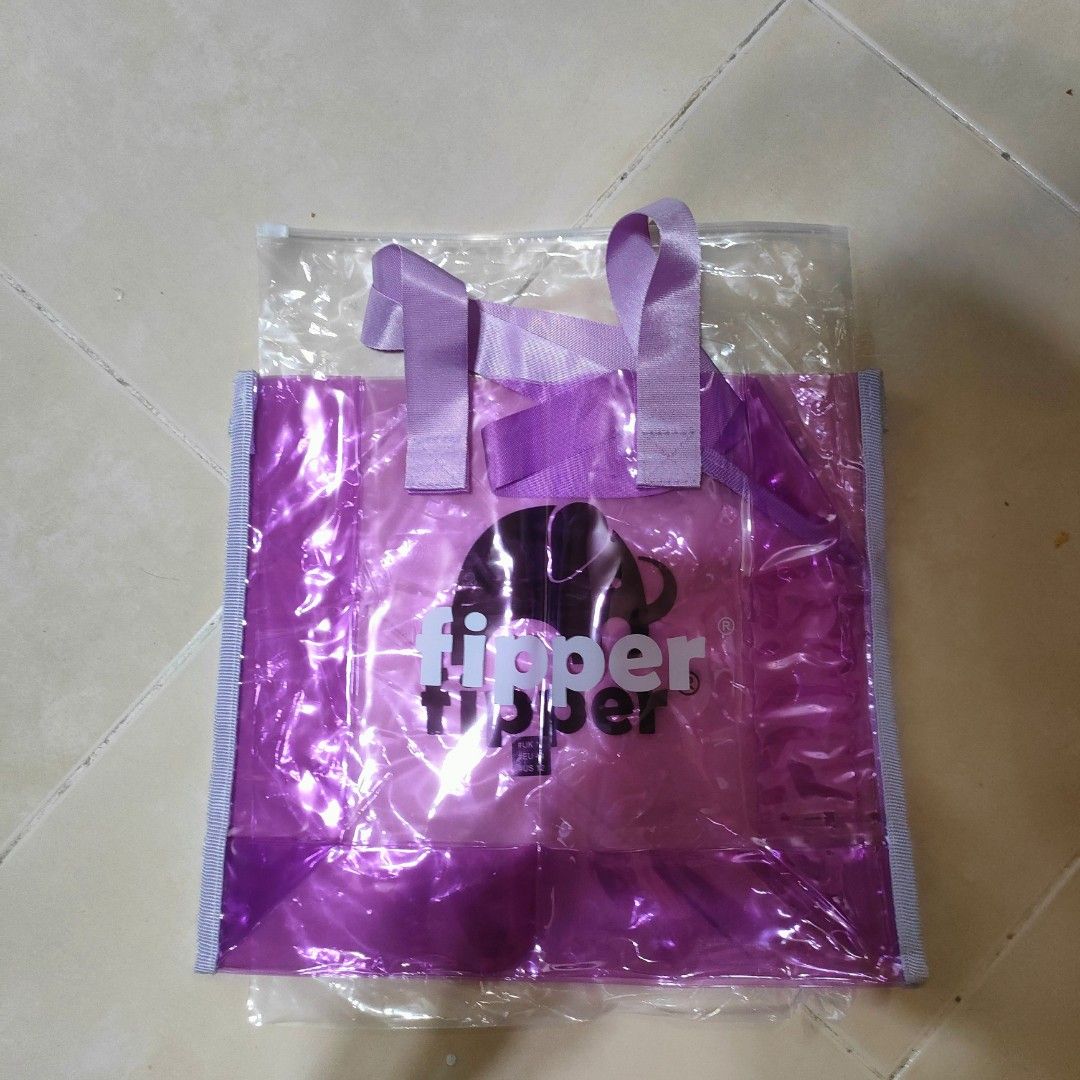 Flipper PVC TOTE BAG, Women's Fashion, Bags & Wallets, Tote Bags on ...
