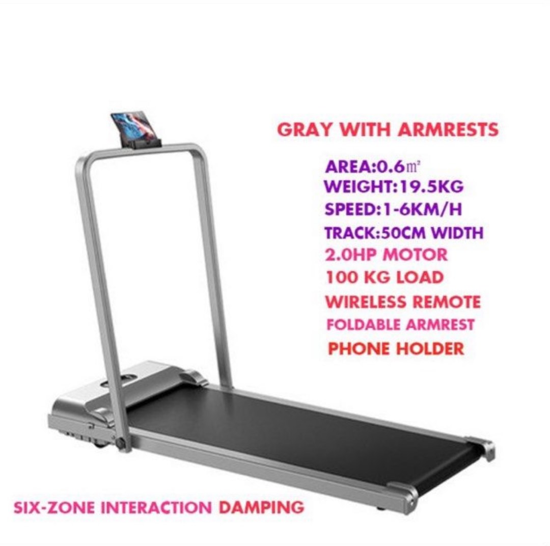 Folding Mini Ultra Quiet Treadmill, Sports Equipment, Exercise ...