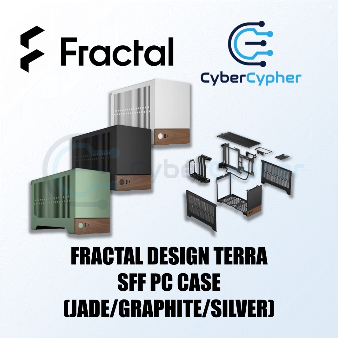 Fractal Design Terra SFF PC Case Chassis (Terra Jade/Terra Graphite ...