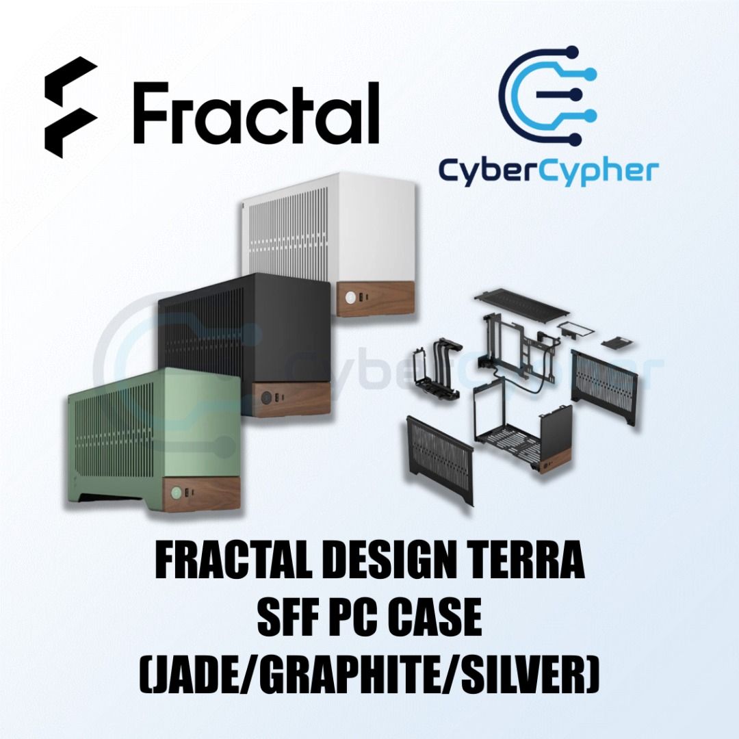 Fractal Design Terra SFF PC Case Chassis (Terra Jade/Terra Graphite ...
