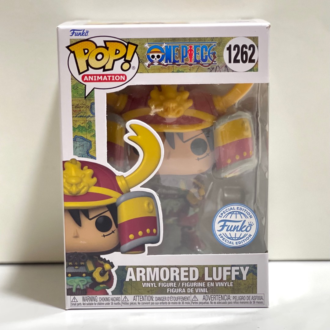 Funko Pop! Armored Luffy Exclusive Collectible Figure ( Animation : One ...