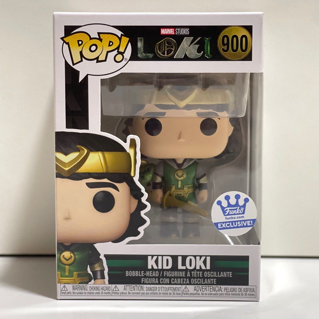 Funko Pop! Marvel: Kid Loki Exclusive Collectible Figure, Hobbies ...