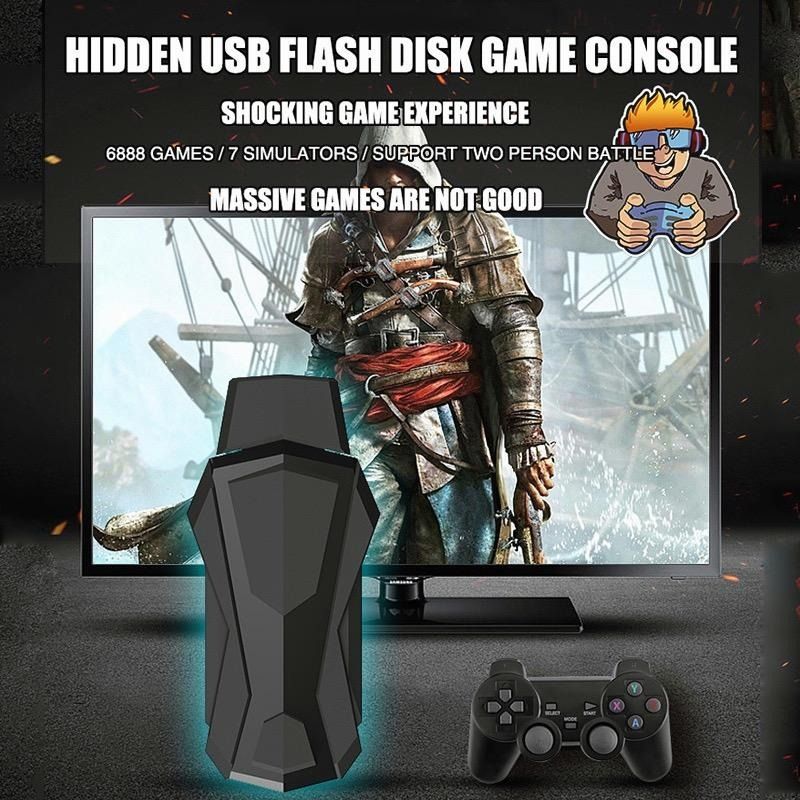 Game stick console 4K TV Video Game stick 64gb With 2.4G 2xWireless ...