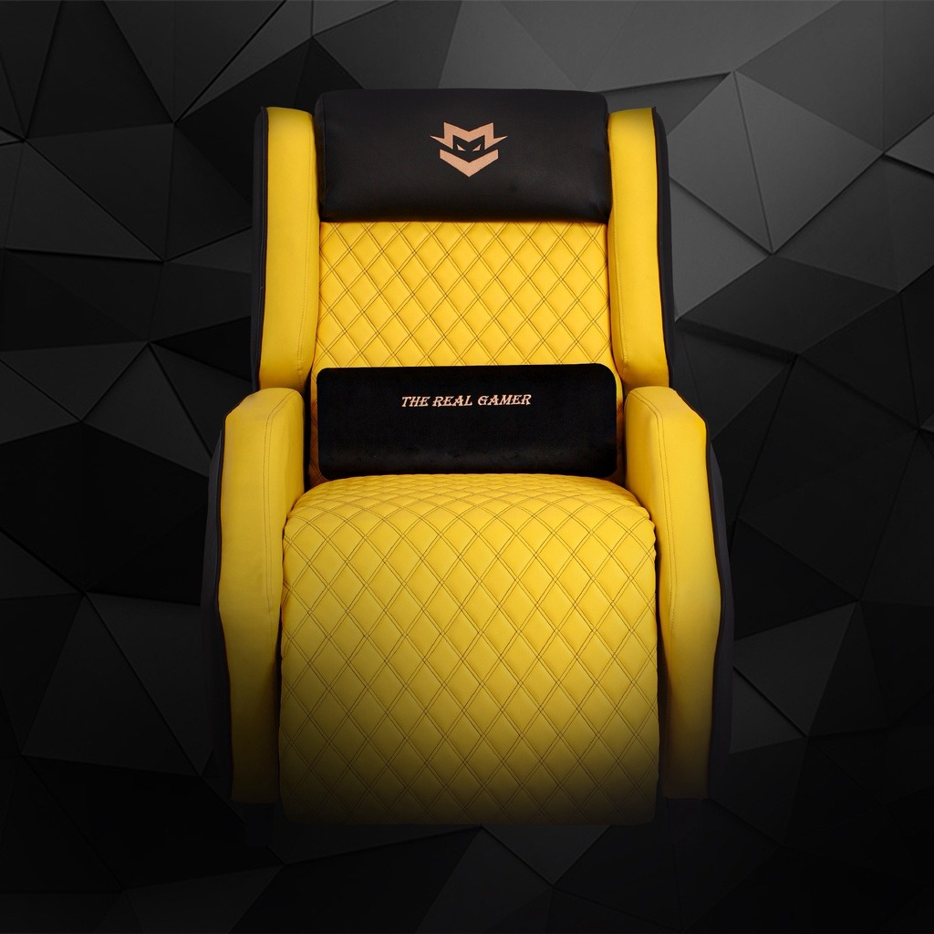 Gaming Sofa Chair Recliner Sofa Chair in Yellow, Furniture & Home ...