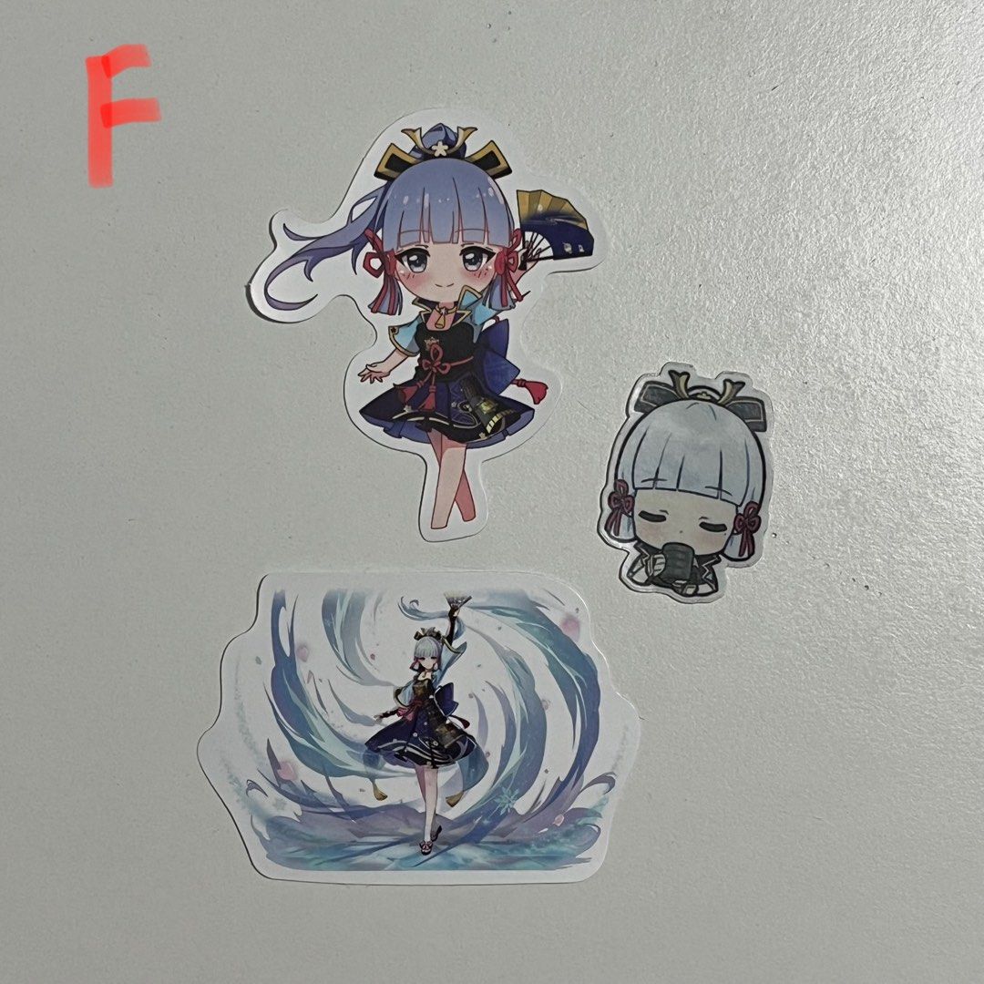 Genshin Impact Ayaka Ayato Stickers, Hobbies & Toys, Memorabilia & Collectibles, Fan Merchandise ...