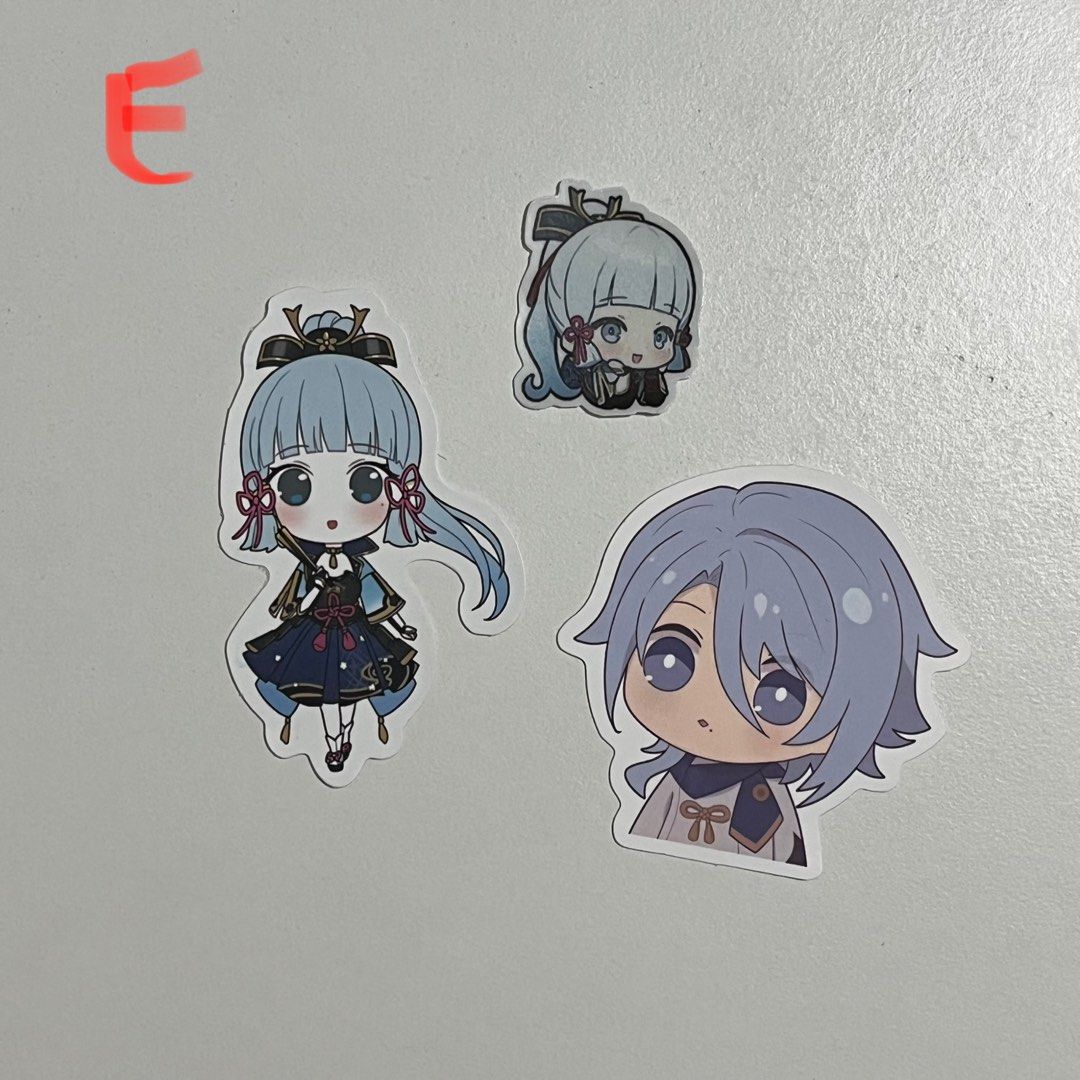 Genshin Impact Ayaka Ayato Stickers, Hobbies & Toys, Memorabilia & Collectibles, Fan Merchandise ...