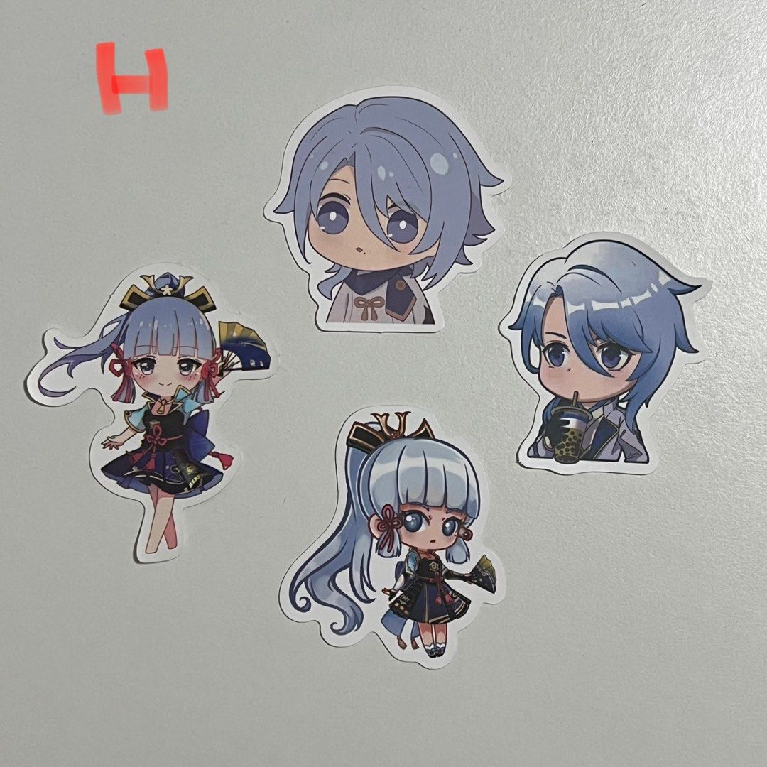 Genshin Impact Ayaka Ayato Stickers, Hobbies & Toys, Memorabilia ...
