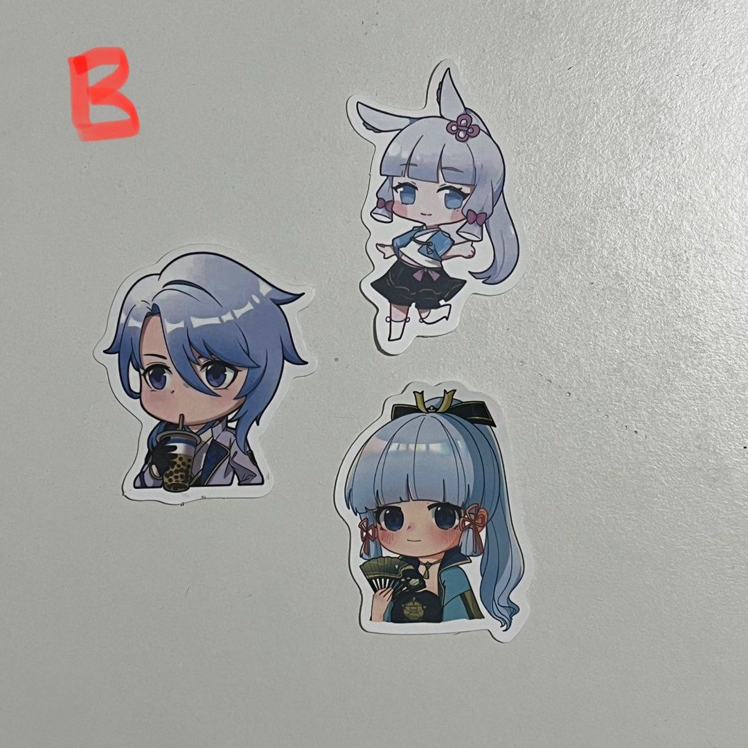 Genshin Impact Ayaka Ayato Stickers, Hobbies & Toys, Memorabilia & Collectibles, Fan Merchandise ...
