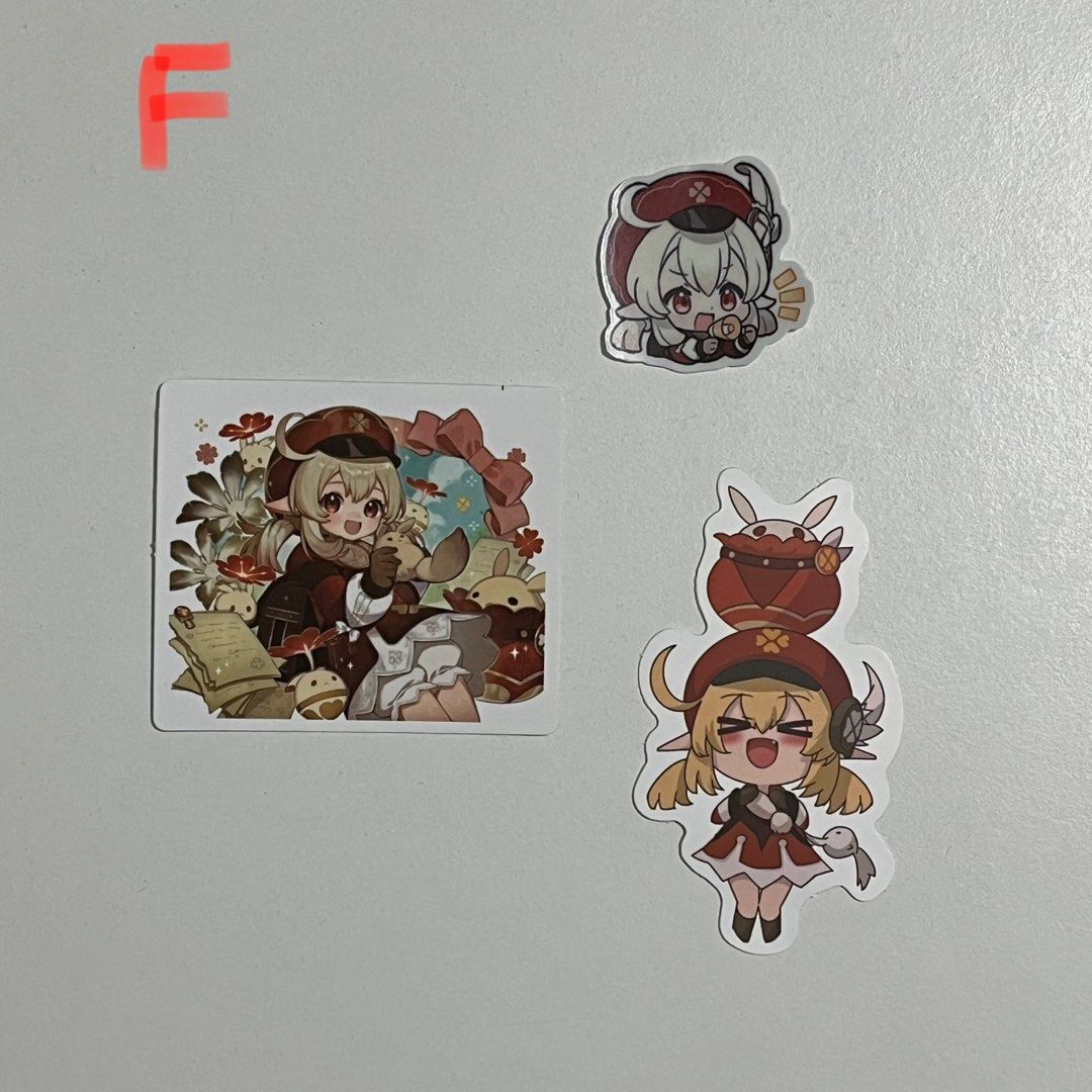 Genshin Impact Klee Stickers, Hobbies & Toys, Memorabilia ...