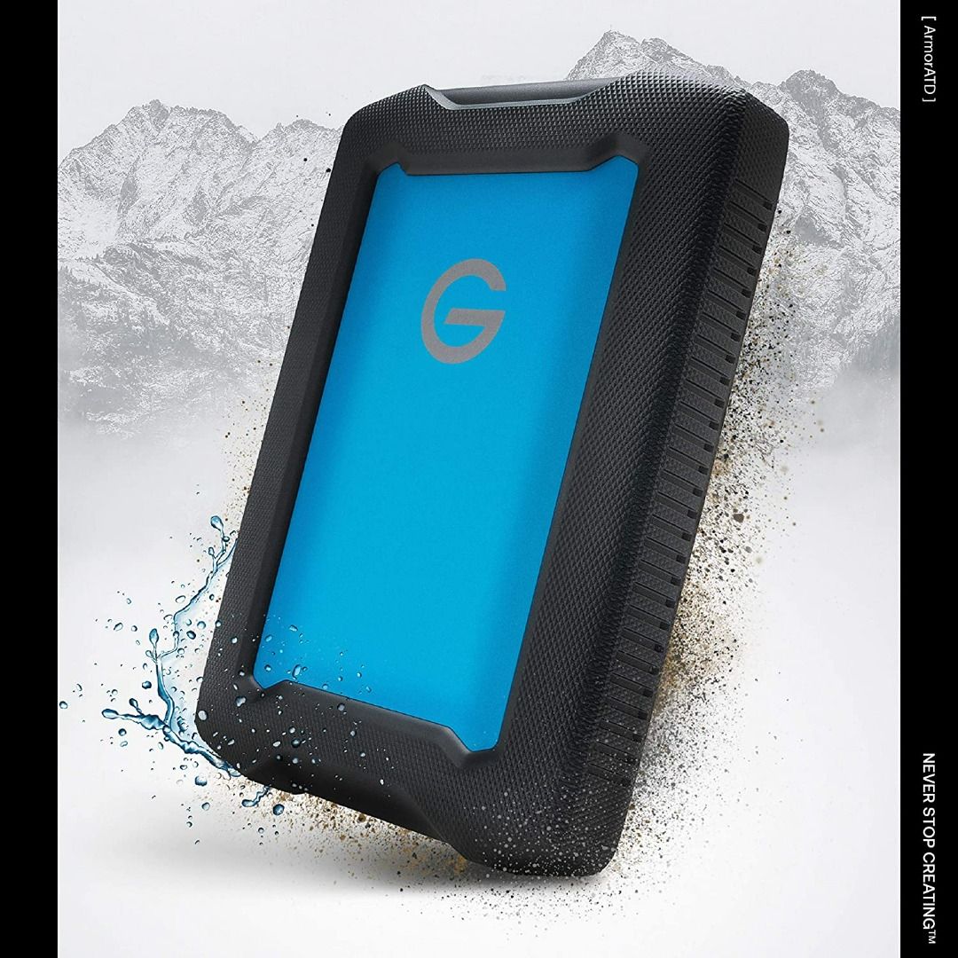 [2704] G-Technology 1TB ArmorATD All-Terrain Rugged Portable External ...