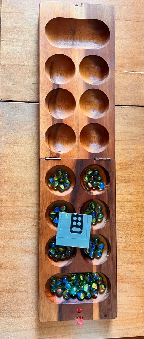 Handcrafted Foldable Congkak from Melaka, Hobbies & Toys, Toys & Games ...