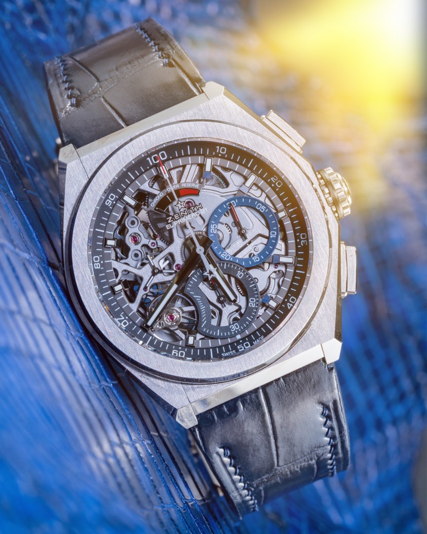 Handmade Hand-stitched Watch Strap in Navy Blue Crocodile Leather For ...