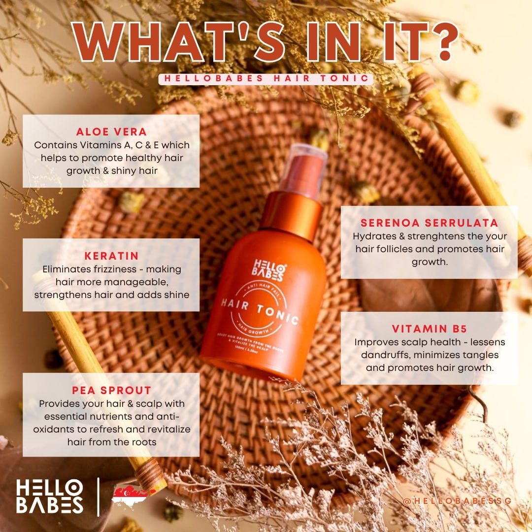 Hello babes hair tonic/shampoo/conditioner, Beauty & Personal Care, Hair on Carousell