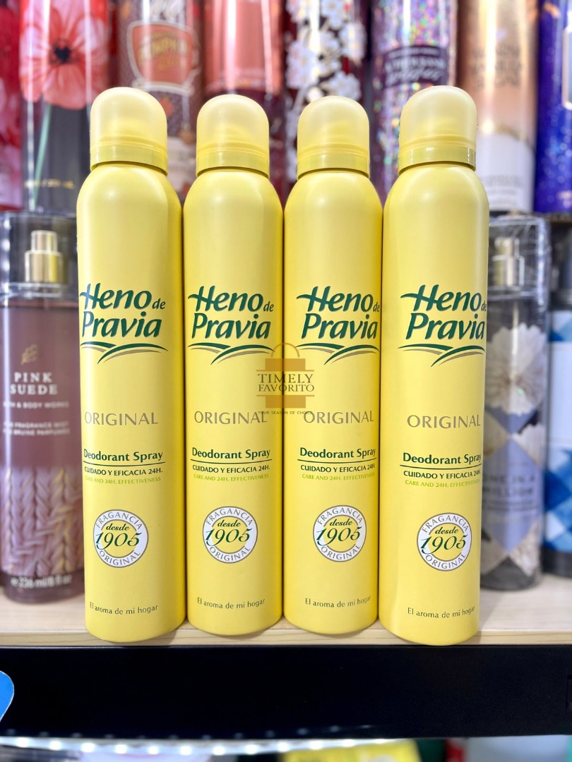 Heno De Pravia Original Deodorant Spray 250ml on Carousell