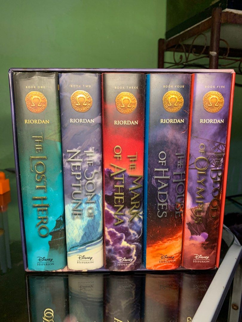 Heroes of Olympus, Percy Jackson 5-Book Hardcover English Book Set ...