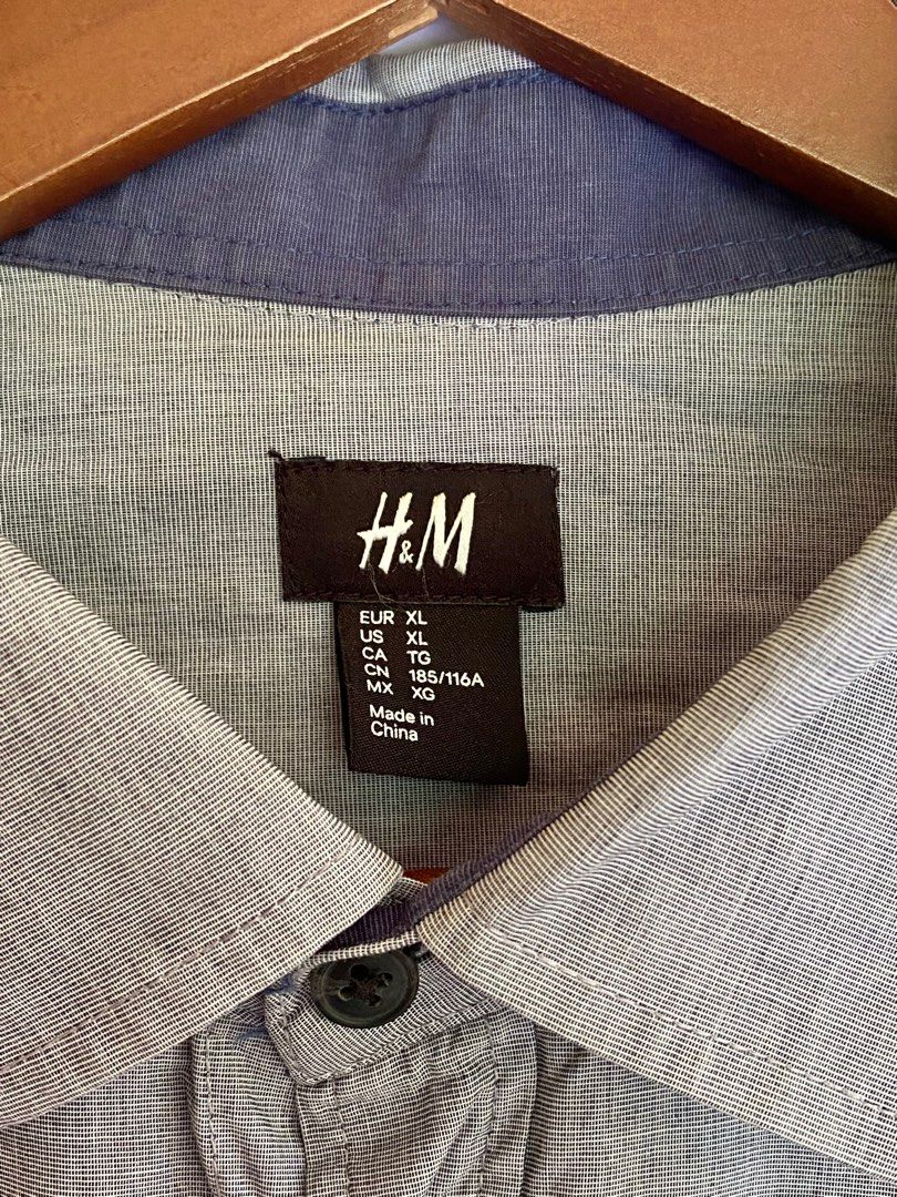 H&M Long Sleeves Polo For Men on Carousell