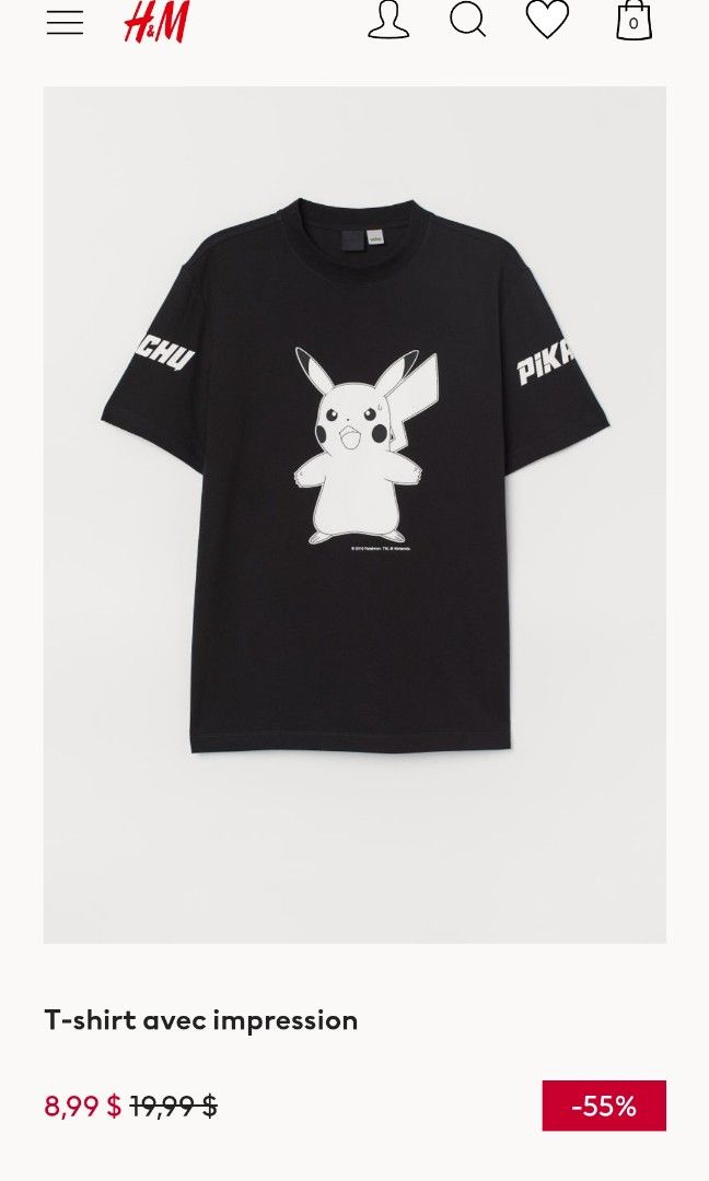H&M POKEMON COLLAB on Carousell