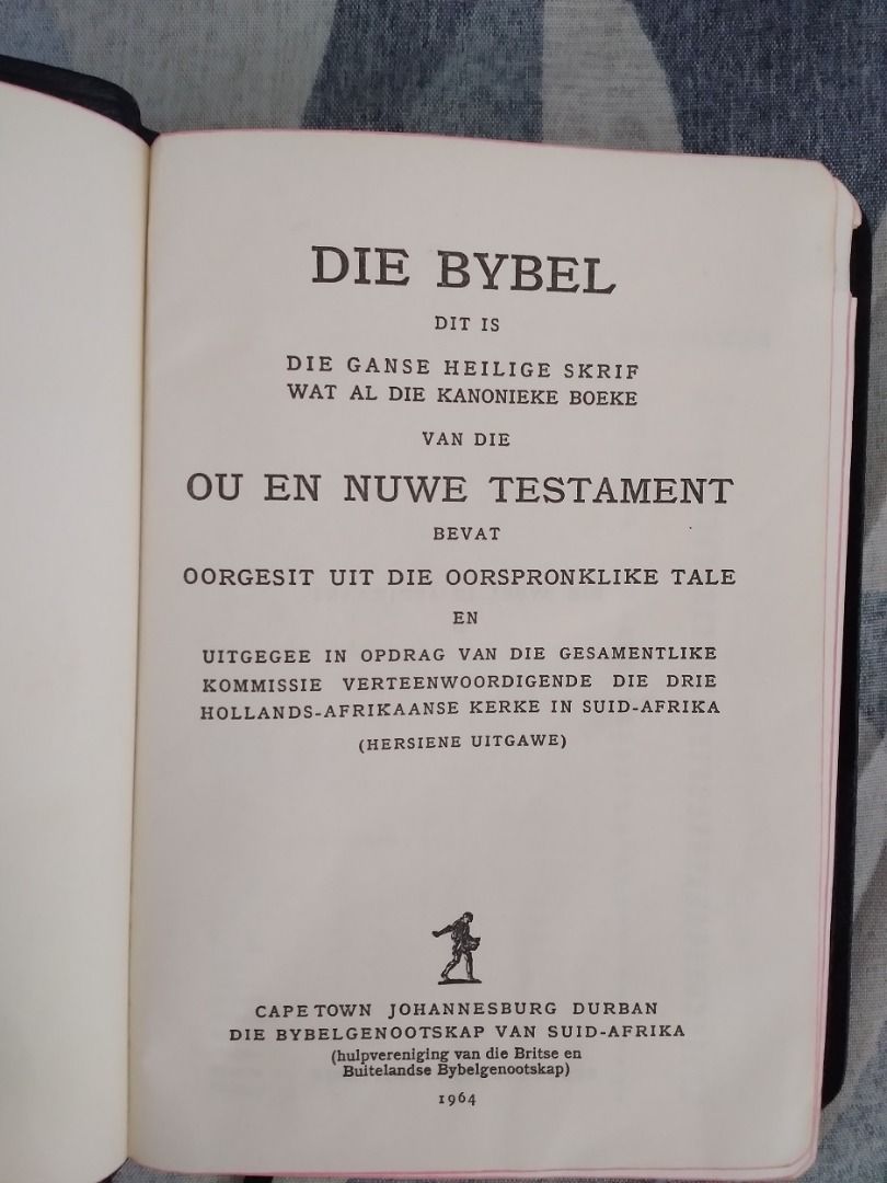 Holy Bible in Afrikaans Language (Die Bybel), Hobbies & Toys, Books ...